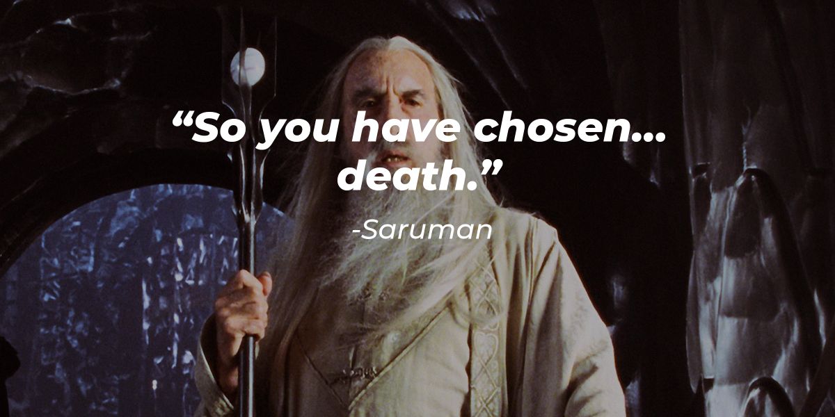30 Christopher Lee Saruman Quotes: From 'LOTR' and 'The Hobbit'