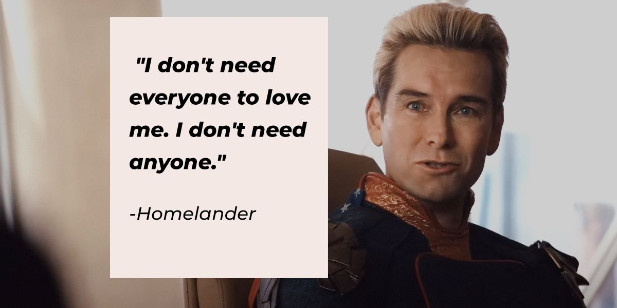39 Homelander Quotes: The Superiority Complex of a Hero
